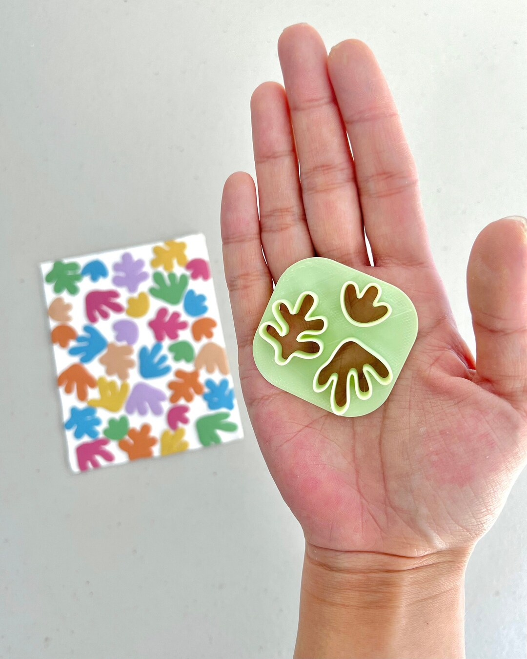 Mini Abstract Polymer Clay Cutters | Coral Seaweed Clay Cutters | Clay ...