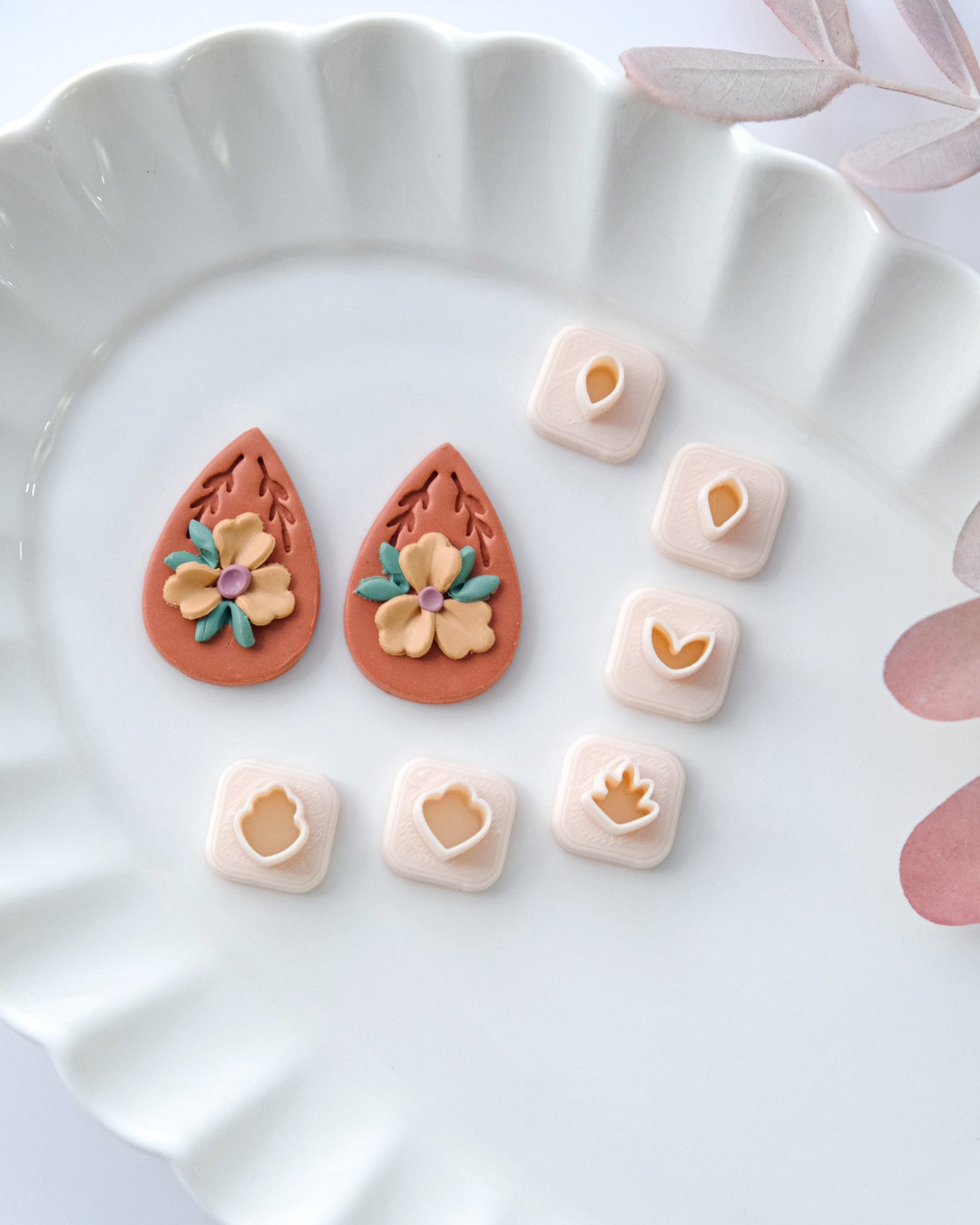 Mini Flower Petal Polymer Clay Cutters | Micro Clay Cutters | Clay ...