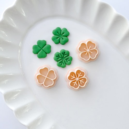 Three Leaf Clover Polymer Clay Cutters St Patricks Day - Etsy