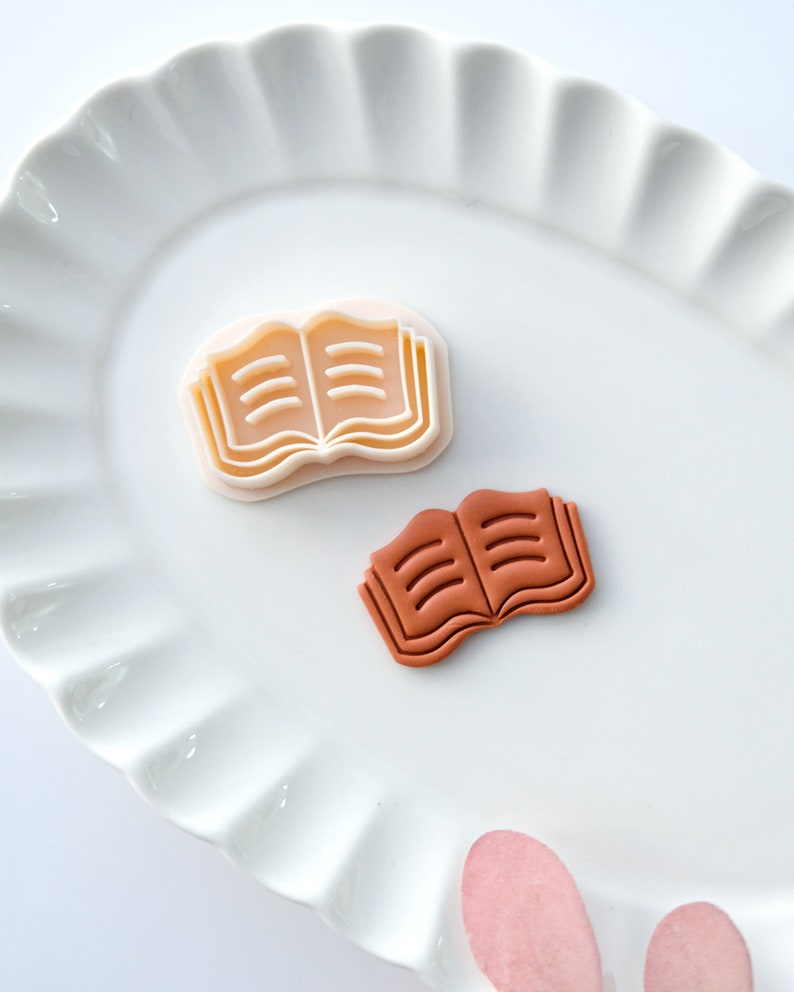 Open Book Clay Cutters Winter Polymer Clay Cutters Clay - Etsy