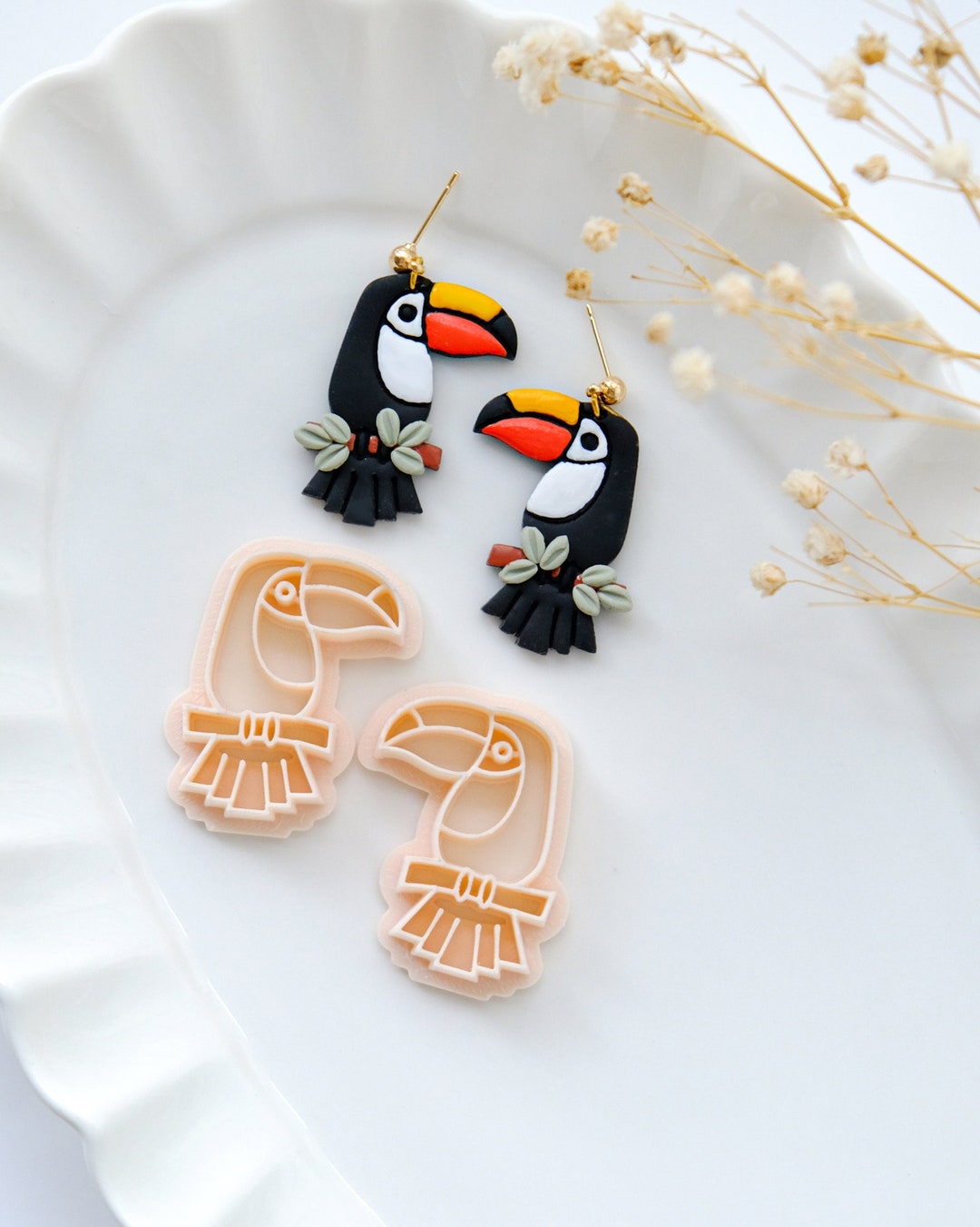 Toucan Bird Polymer Clay Cutters | Summer Clay Cutters | Animal Clay ...