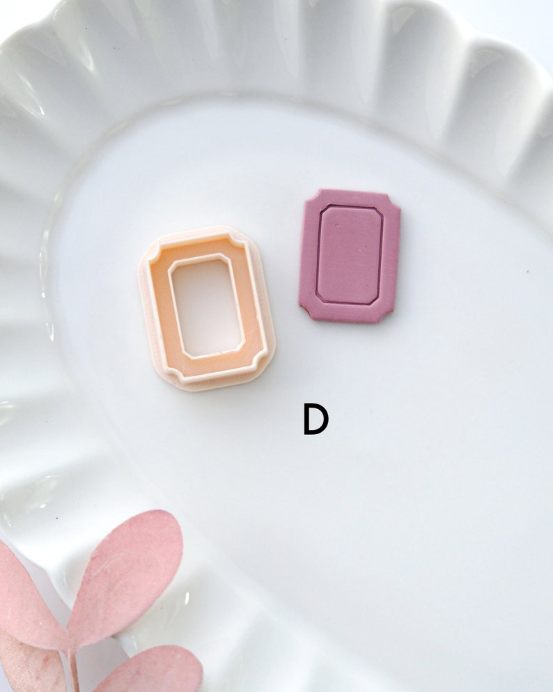 Holiday Postage Stamp Clay Cutters Frame Polymer Clay - Etsy