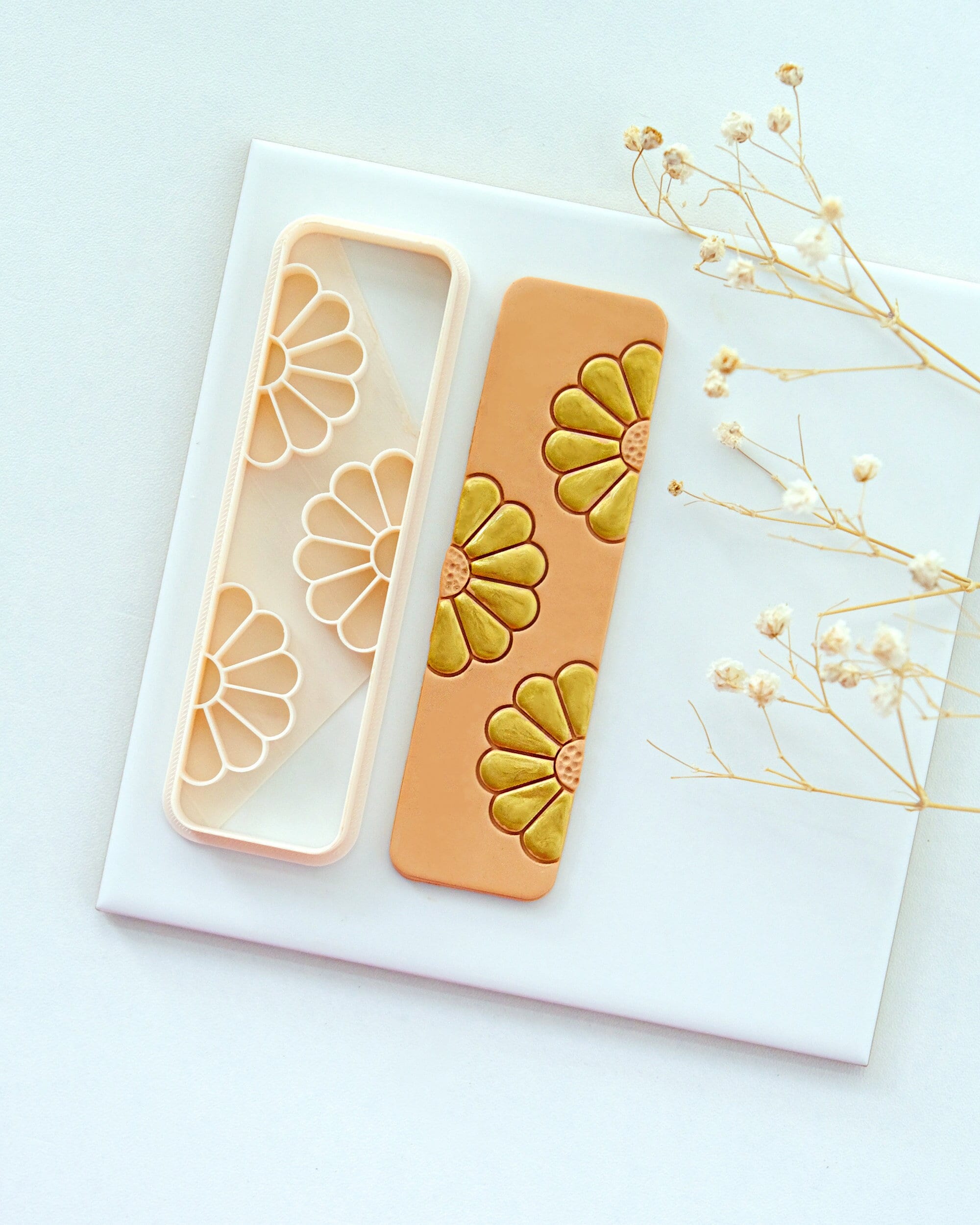 Daisy Flower Bookmark Clay Cutter: Polymer Clay Tool (1.25"x4.5") - Etsy