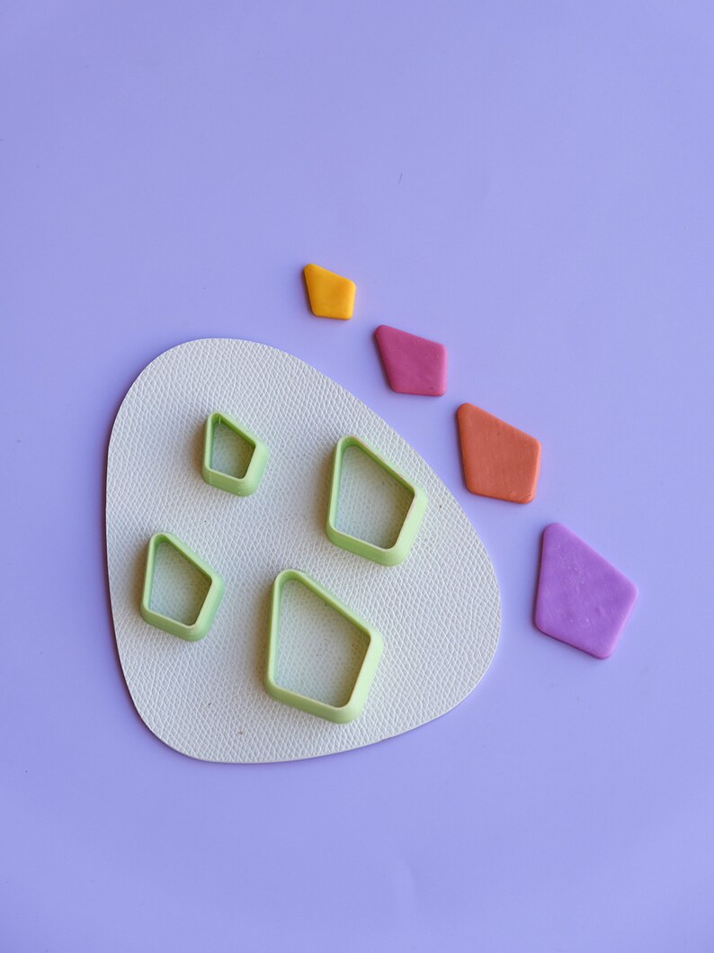 Diamond Shape Clay Cutters: Polymer Clay Earring Tools - Etsy