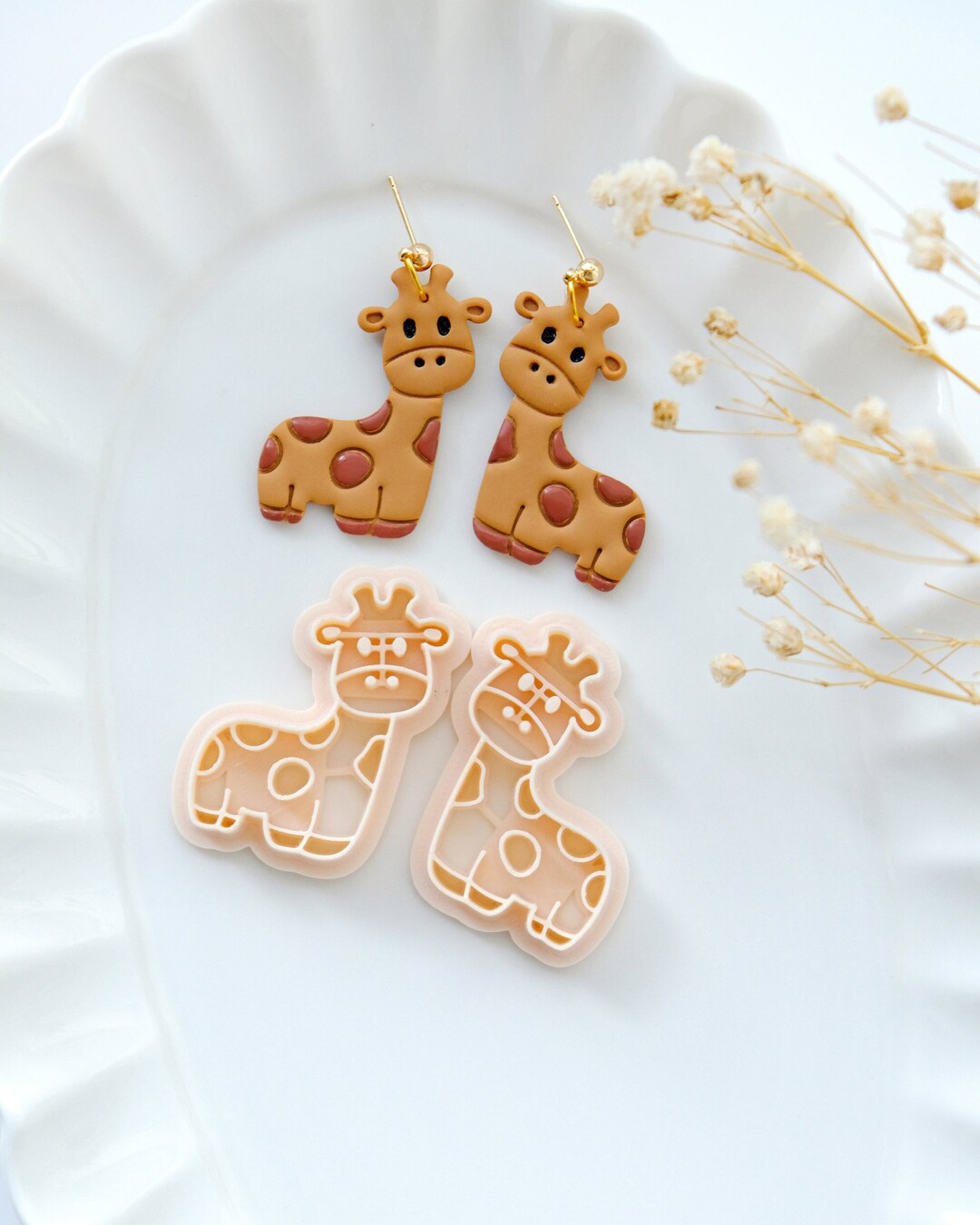 Giraffe Polymer Clay Cutter: Earring & Jewelry Making - Etsy