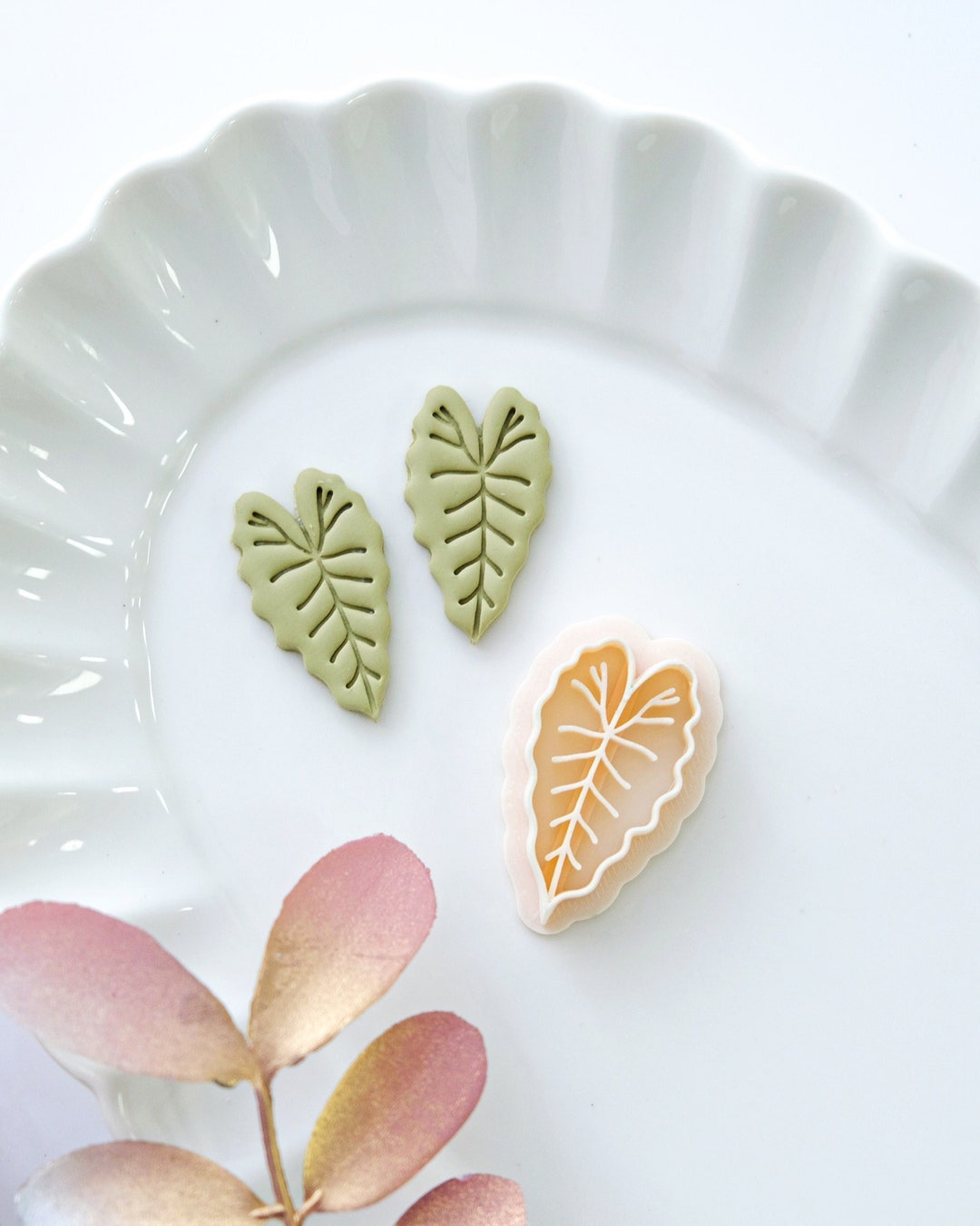 Spring Leaf Polymer Clay Cutter | Plants Clay Cutters | Clay Earring ...