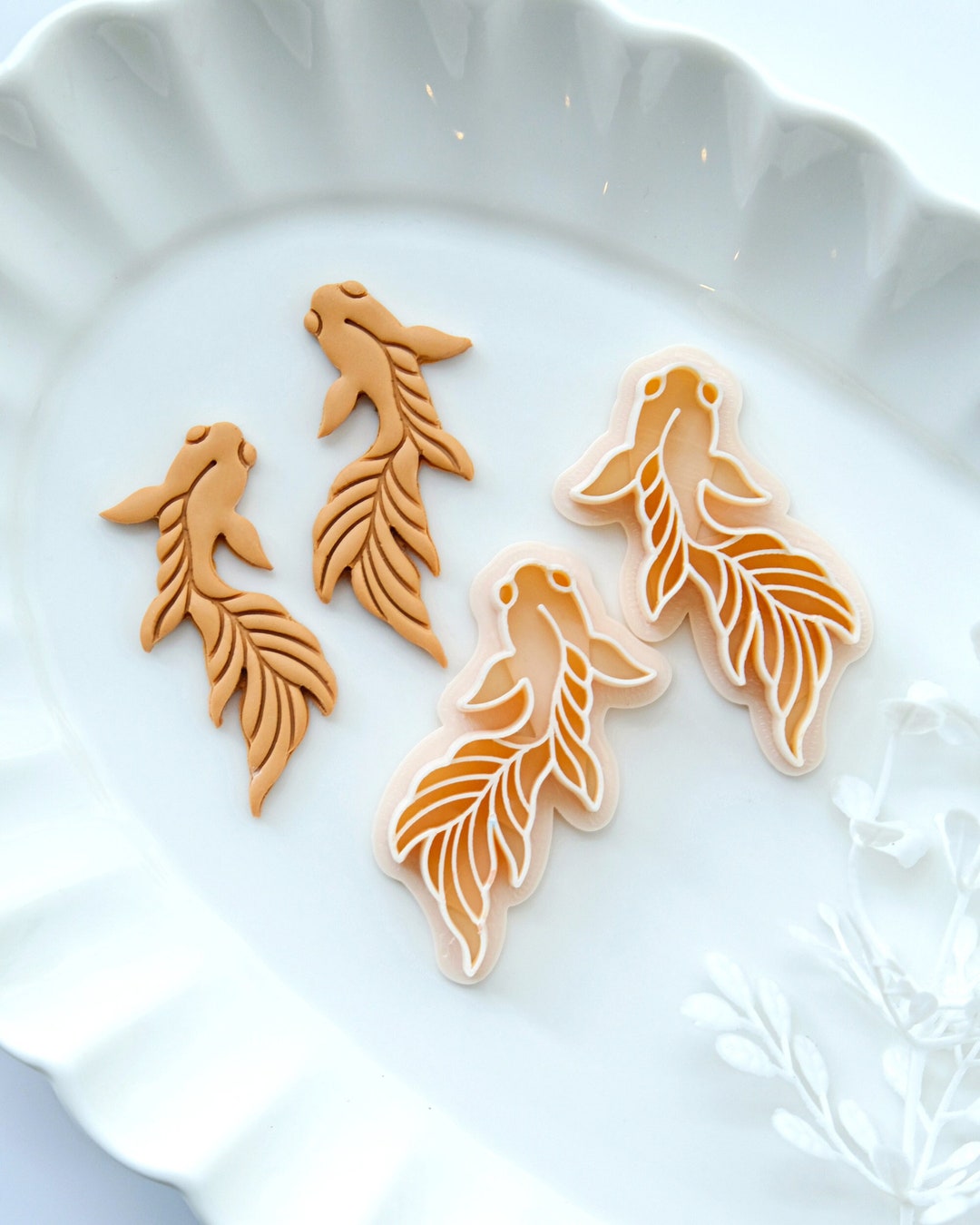 Goldfish Polymer Clay Cutters | Clay Earring Cutters | Embossing ...