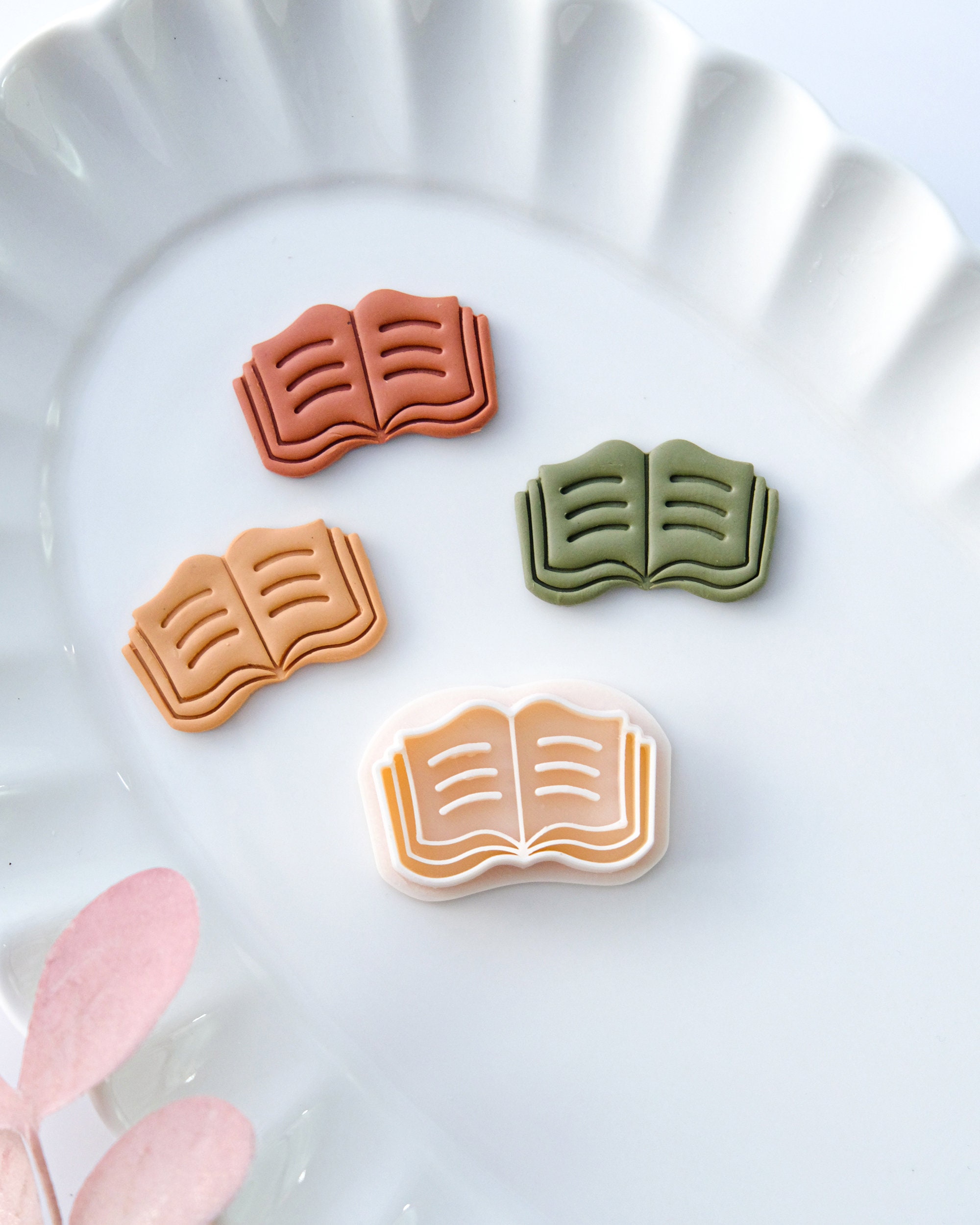 Open Book Clay Cutters Winter Polymer Clay Cutters Clay - Etsy
