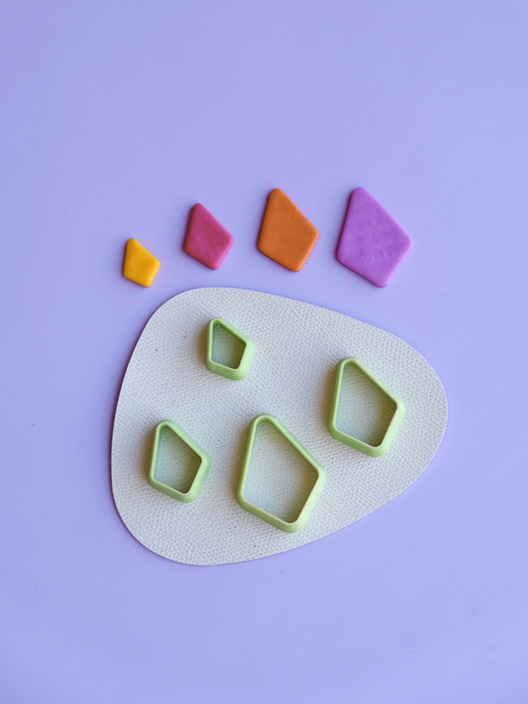 Diamond Shape Clay Cutters: Polymer Clay Earring Tools - Etsy
