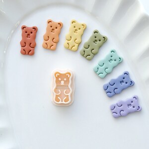 Gummy Bear Polymer Clay Cutters: 3D Printed Earring Making - Etsy