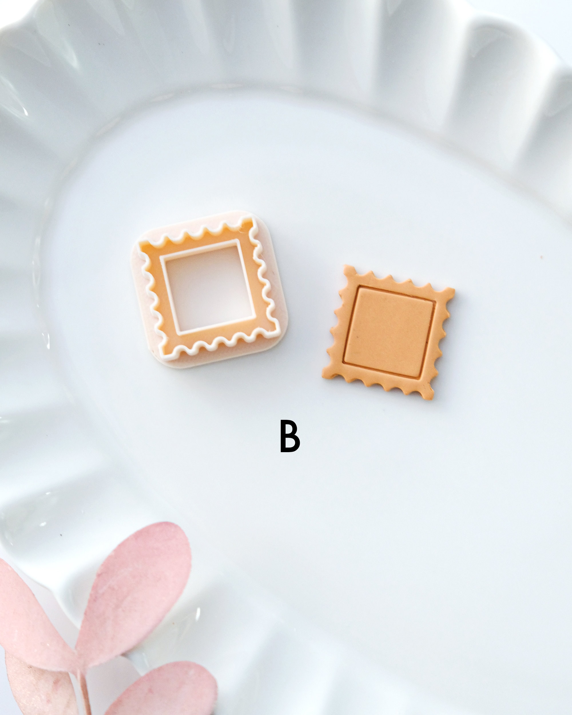 Holiday Postage Stamp Clay Cutters Frame Polymer Clay - Etsy