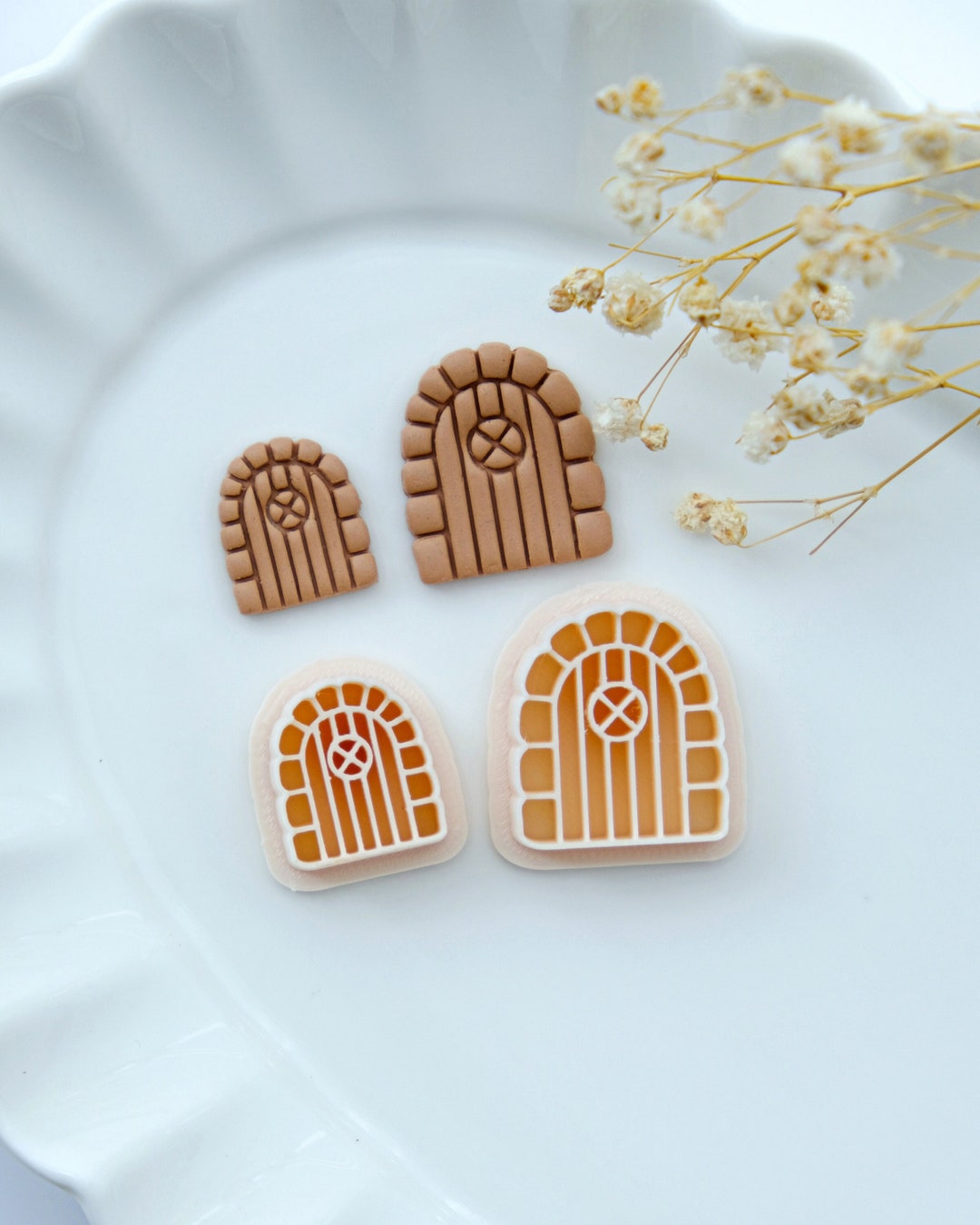 Fairy Garden Door Clay Cutters | Fall Halloween Polymer Clay Cutters ...