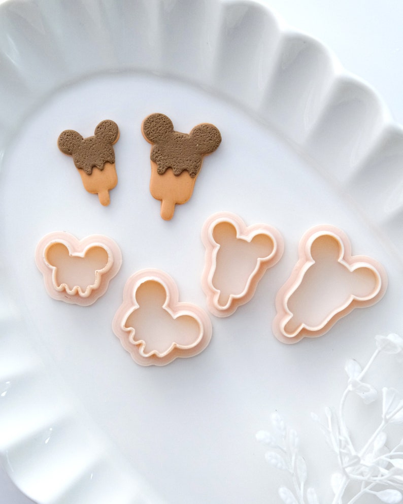 Mouse Popsicle Stud Polymer Clay Cutters Set Summer Clay - Etsy