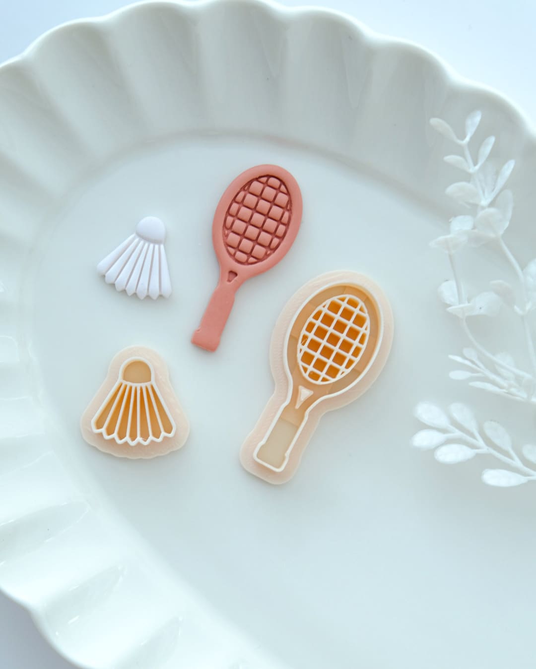 Badminton Polymer Clay Cutters: Sport Earring Clay Tools - Etsy