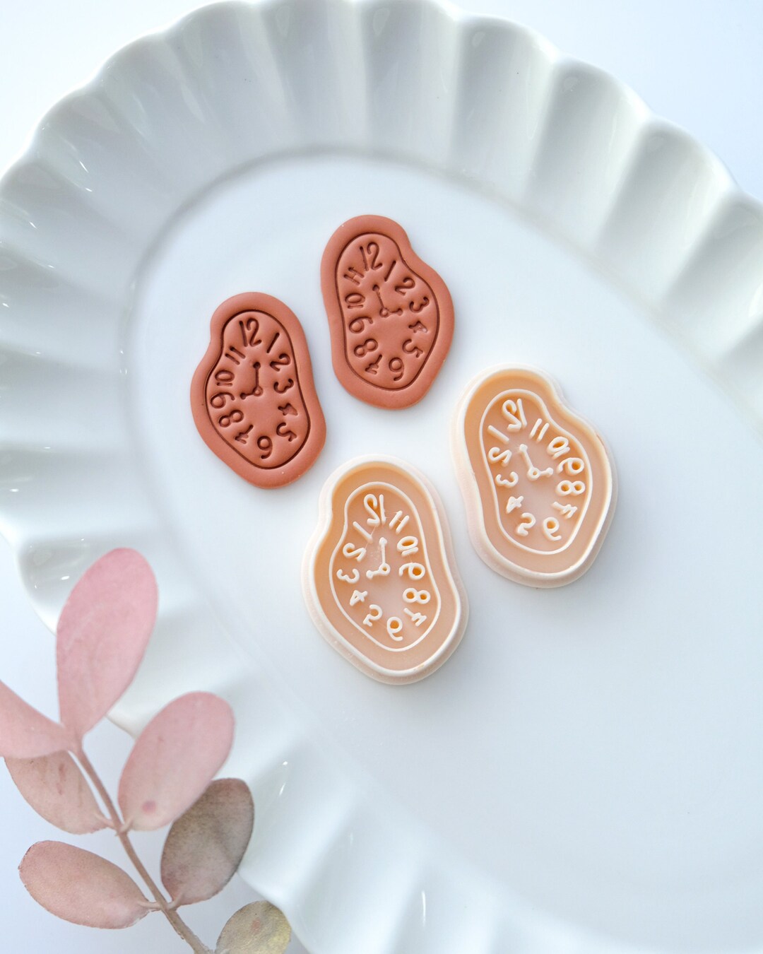 Melting Clock Polymer Clay Cutters: Fairytale Earring Jewelry Making - Etsy