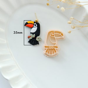 Toucan Bird Polymer Clay Cutters | Summer Clay Cutters | Animal Clay ...