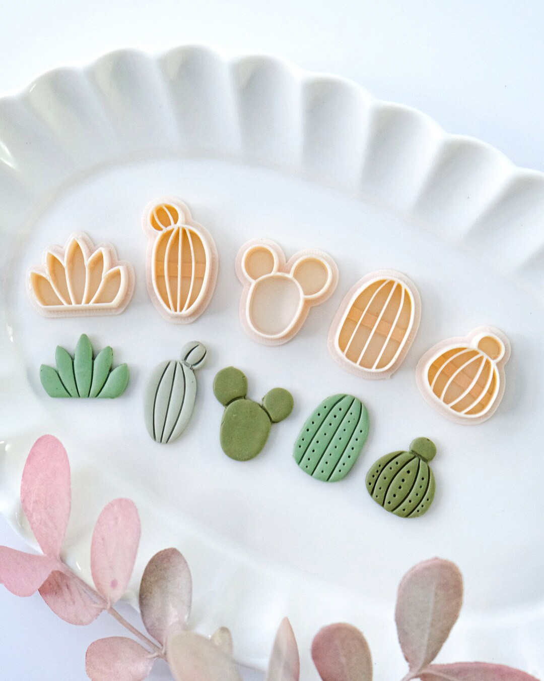Boho Cactus Polymer Clay Cutters: Plant Earring Jewelry Tools - Etsy