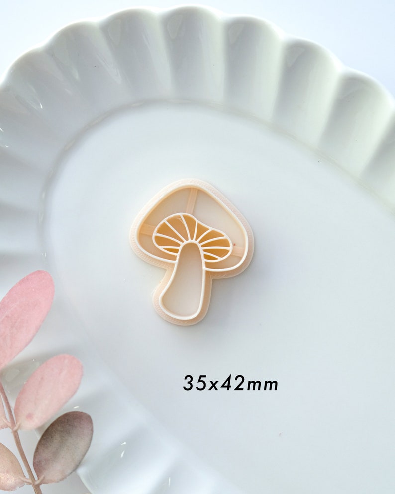 Mushroom Clay Cutters Boho Polymer Clay Earring Cutters - Etsy