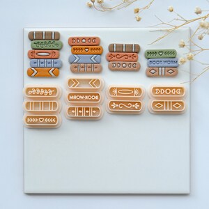 Book Stack Clay Cutters: Polymer Clay Earring Jewelry Tools - Etsy