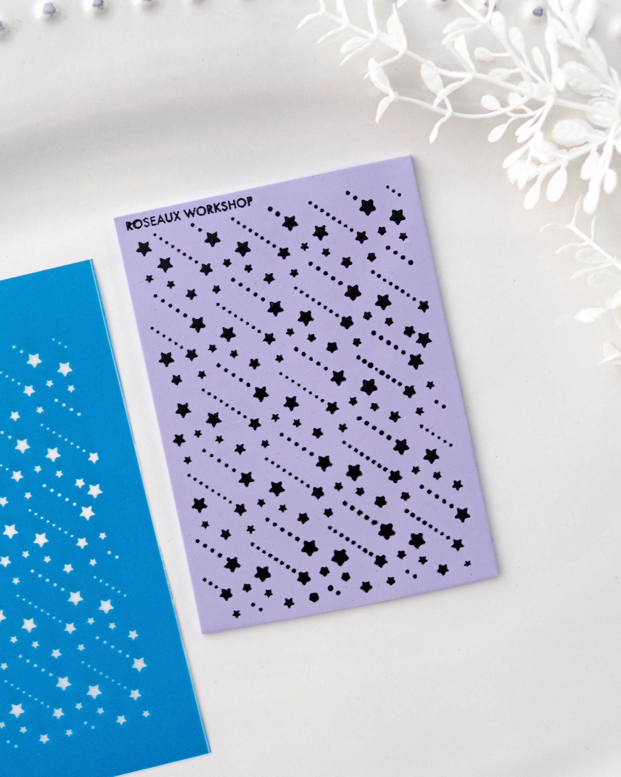 Shooting Star Silk Screen Stencil for Polymer Clay Earrings - Etsy