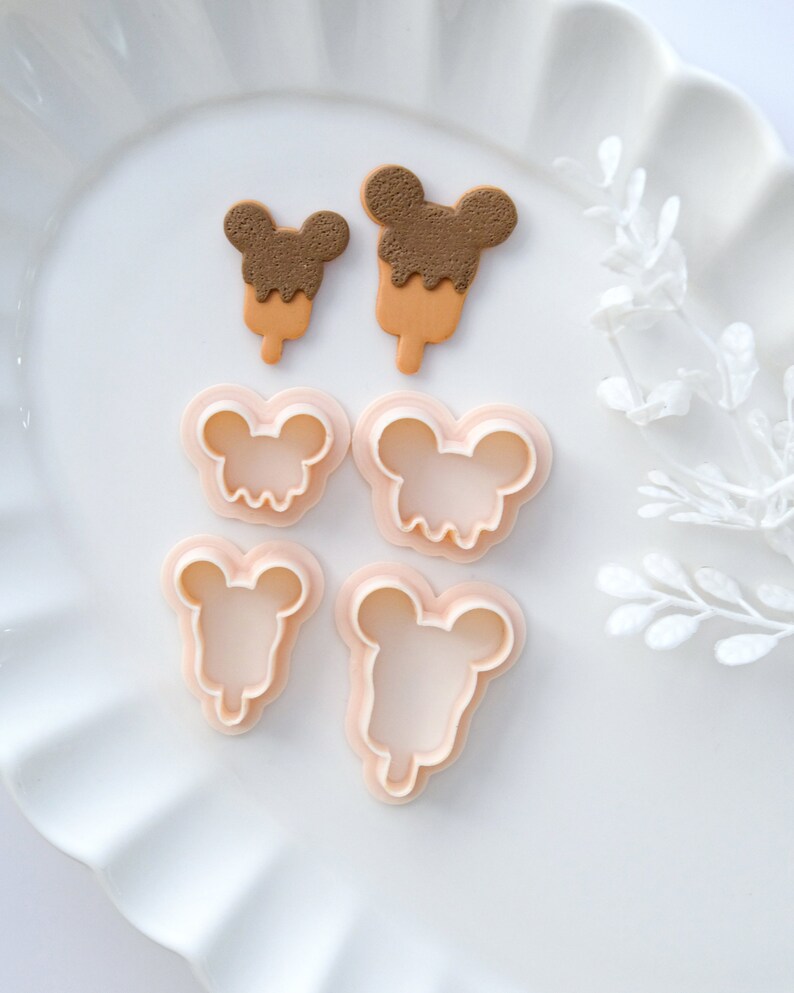 Mouse Popsicle Stud Polymer Clay Cutters Set Summer Clay - Etsy