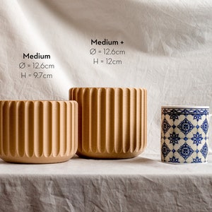 Fluted Pots - 3D Printed Wood Pots - Etsy