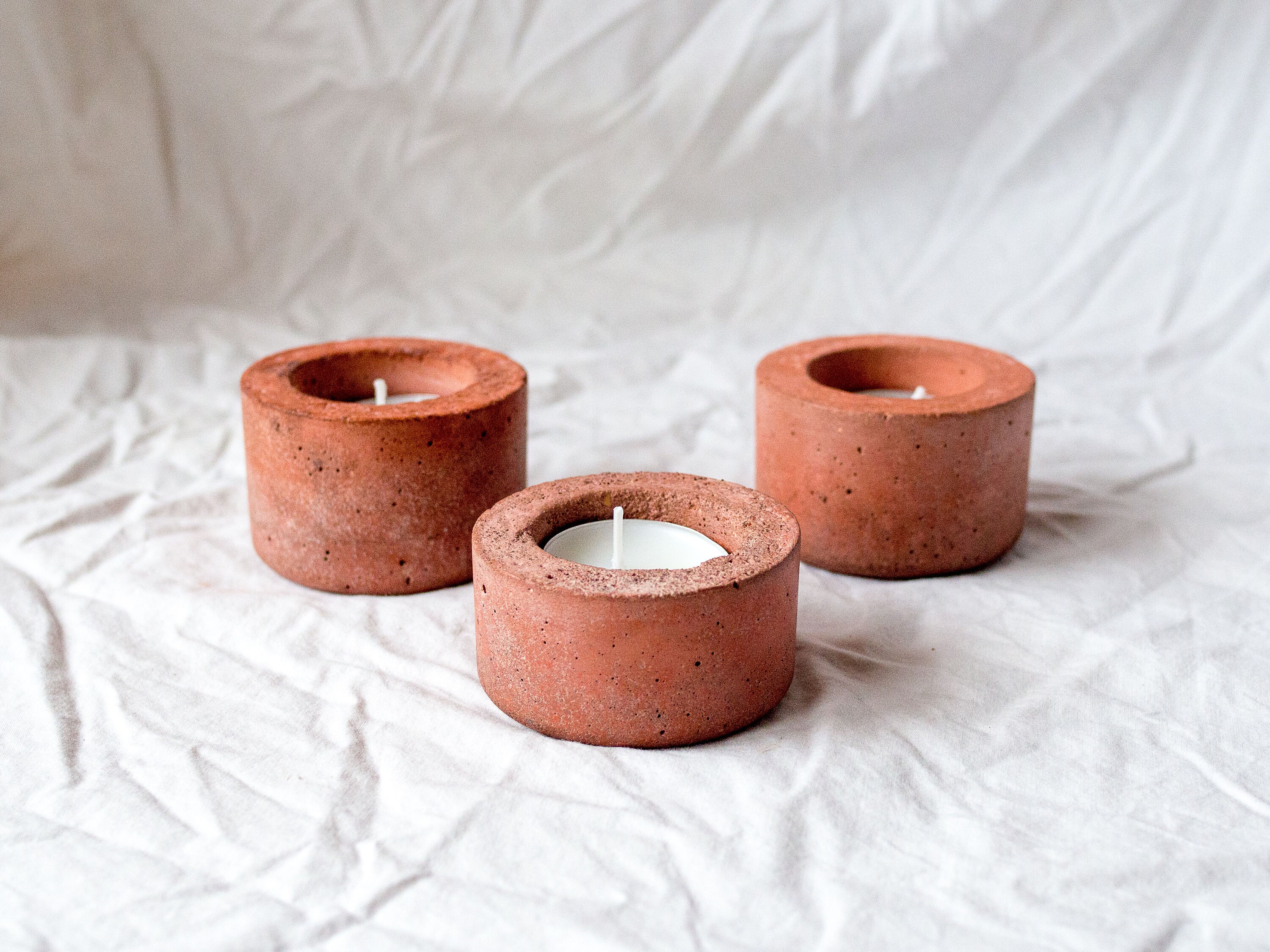 Concrete Pot Brick Red | Etsy