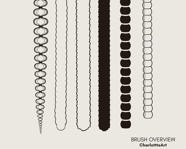 Procreate Braids Brush Set, Procreate Outline Braid Brushes, Hair Brush ...