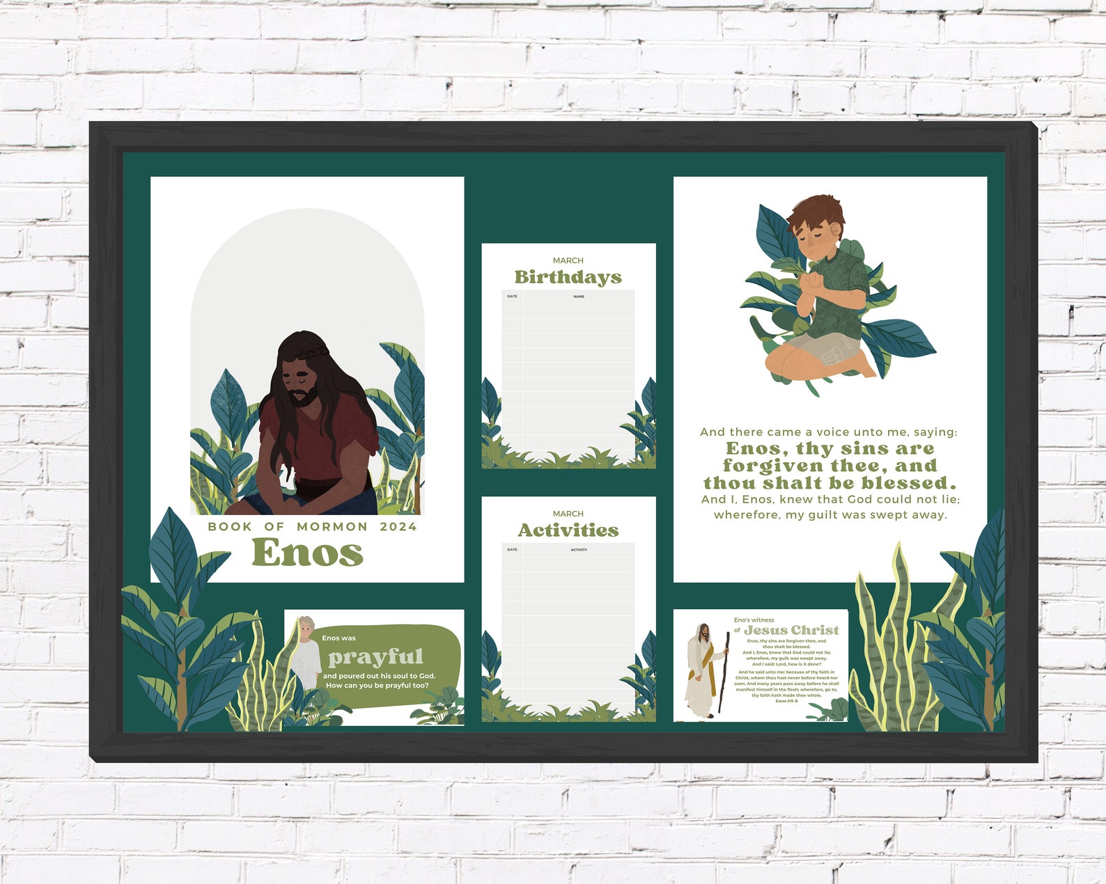 2024 Primary Bulletin Board Kit 2024 Primary Book of Mormon Decorations ...