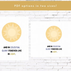 August 2023 Singing Time Flip Chart Bundle When I Am Baptized the Holy ...