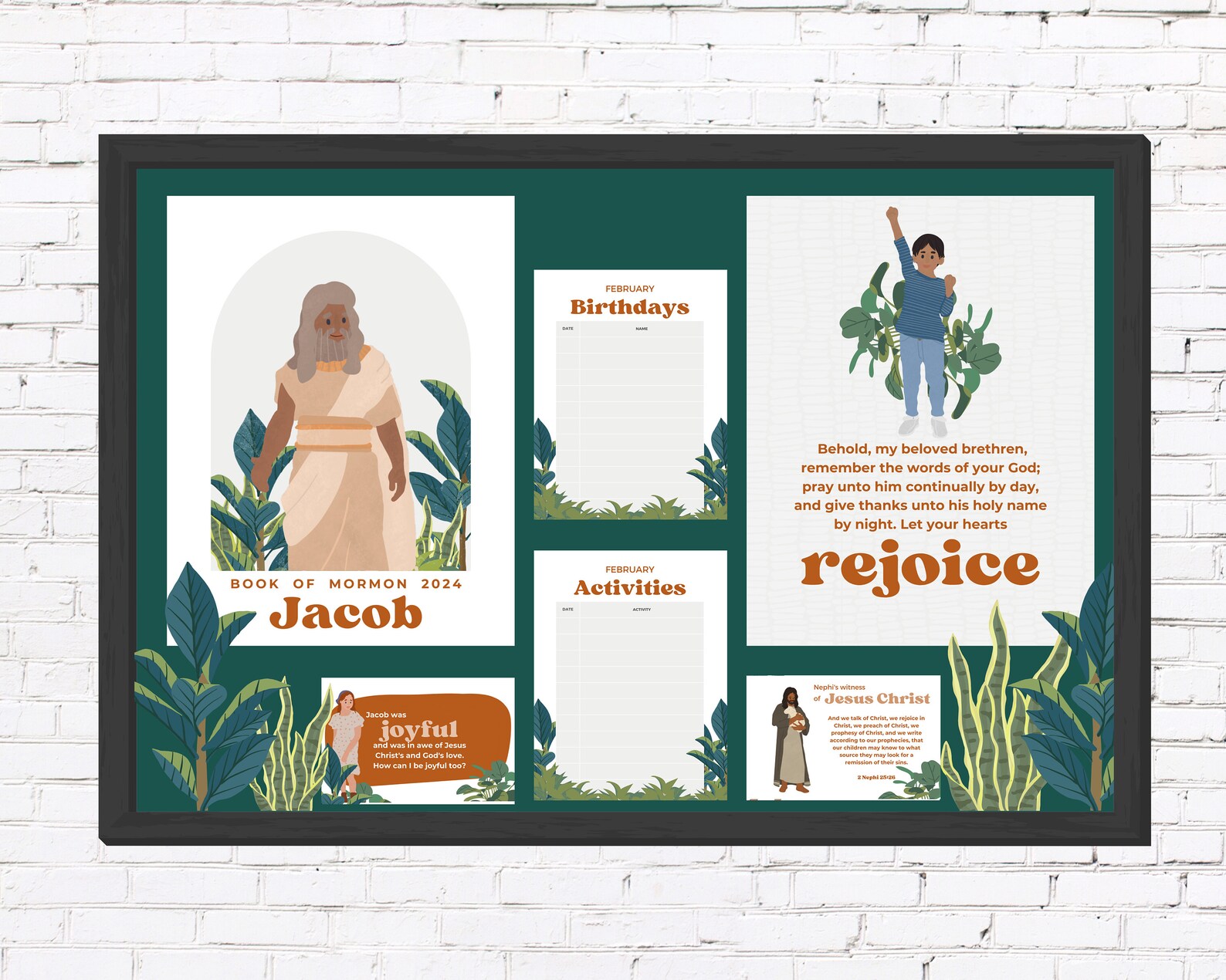 2024 Primary Bulletin Board Kit 2024 Primary Book of Mormon Decorations ...