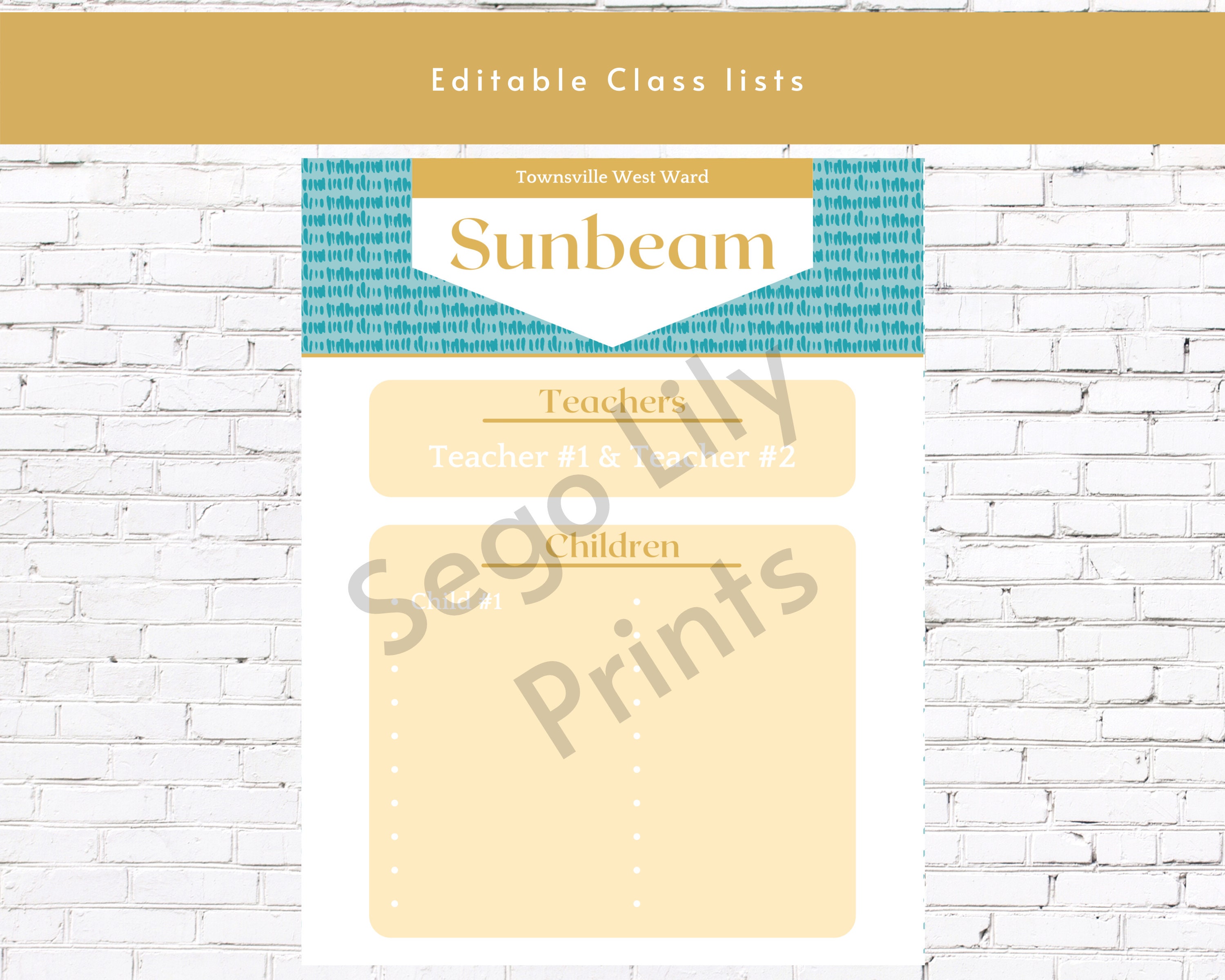 Editable Primary Class Lists Door Signs Chair Signs Door | Etsy