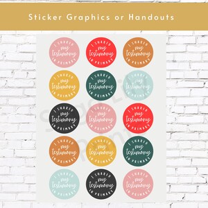 Primary Sharing Time Bundle | Talk Assignment Wristbands | Badges ...