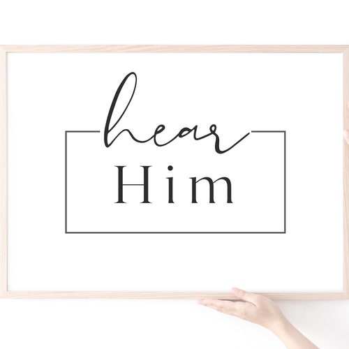 Hear Him Russell M Nelson Printable Wall Art Russell M Nelson - Etsy