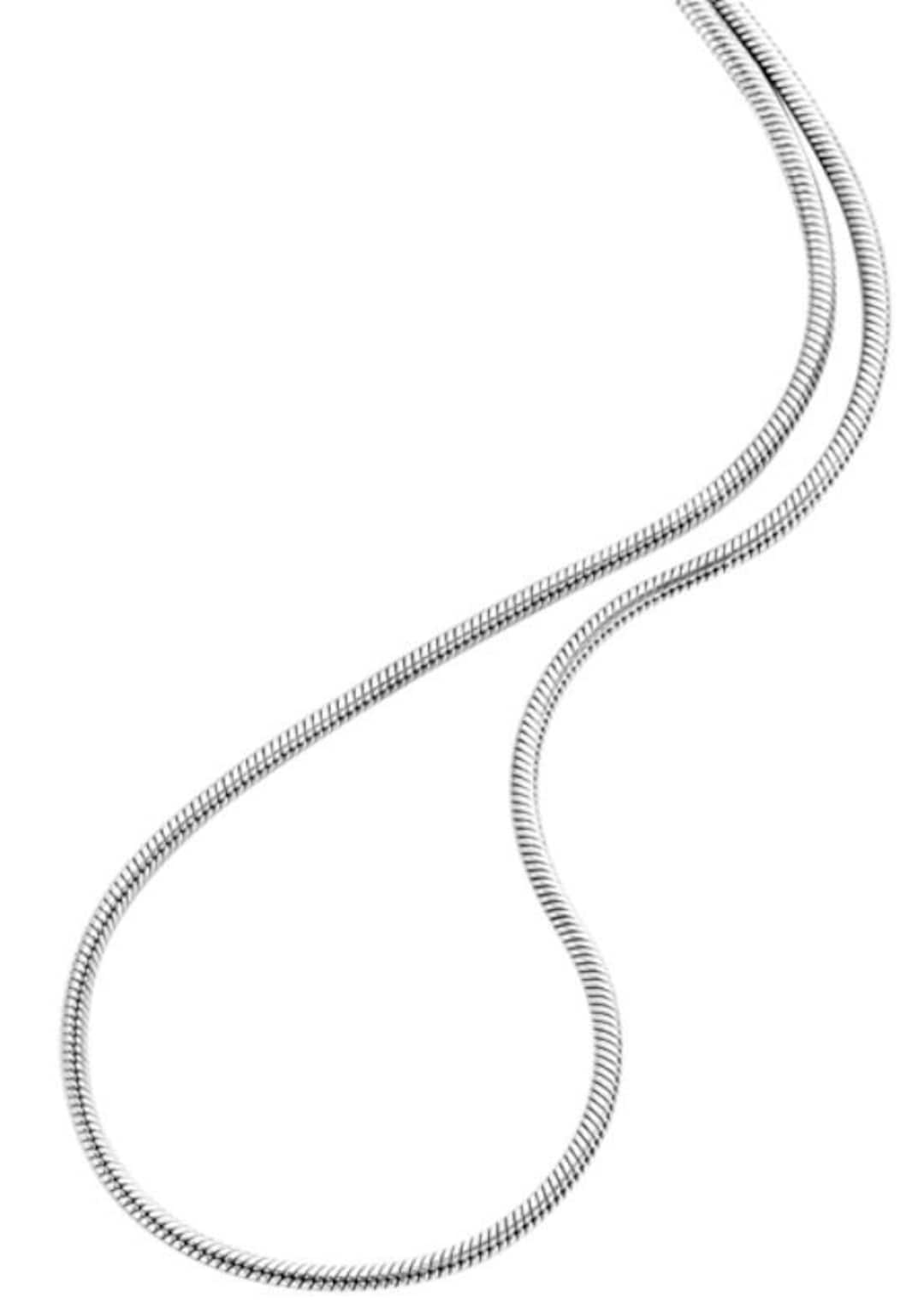 Kipling Kids Sterling Silver Snake Chain Necklace - 14 Inch (+ 2 Inch ...
