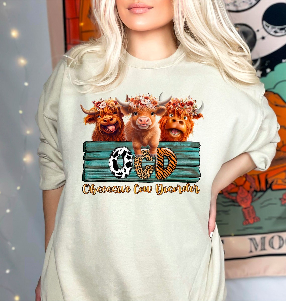 OCD Obsessive Cow Disorder Png, Sublimation Design, OCD Png, Cow Png ...