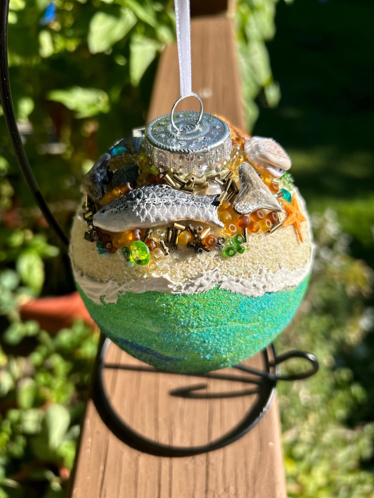 Cape Cod Ornament All the Worlds a Beach - Etsy