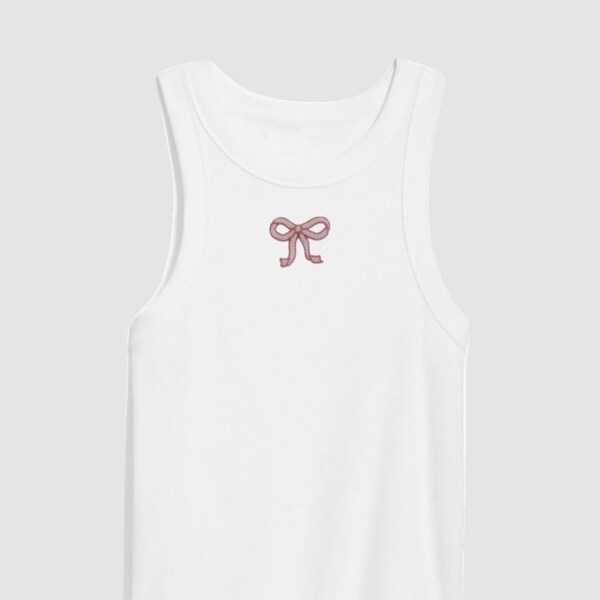 Tank Top With Bow - Etsy