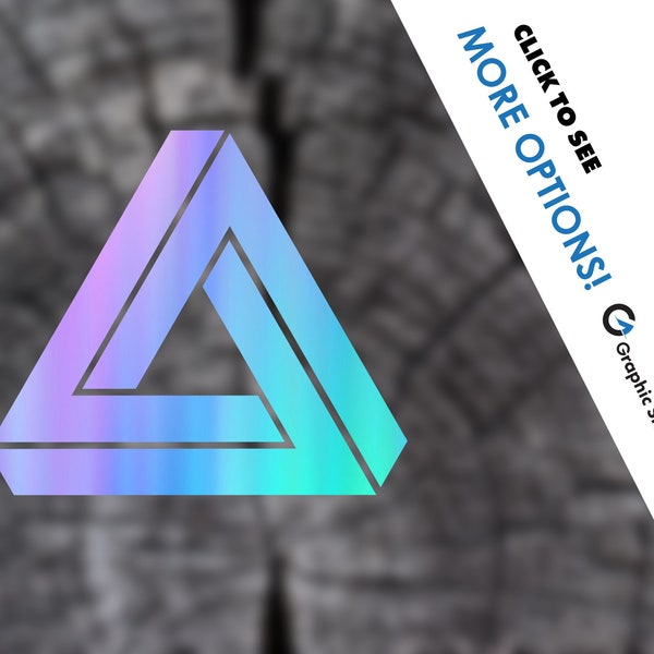 Triangle Wall Decal - Etsy