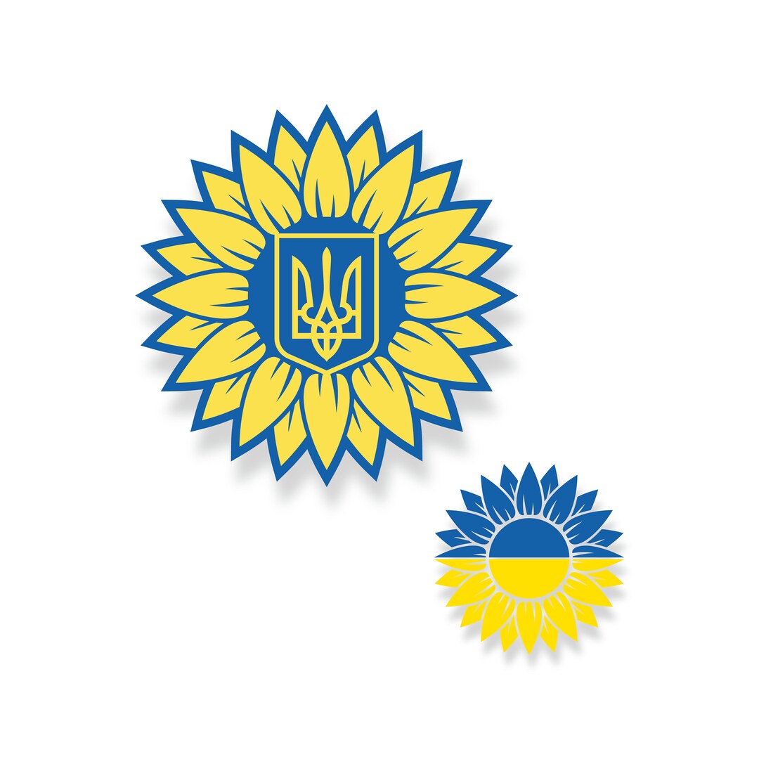 Ukraine Sunflower Decal | Ukrainian Flag | Ukraine Support | Peace in ...