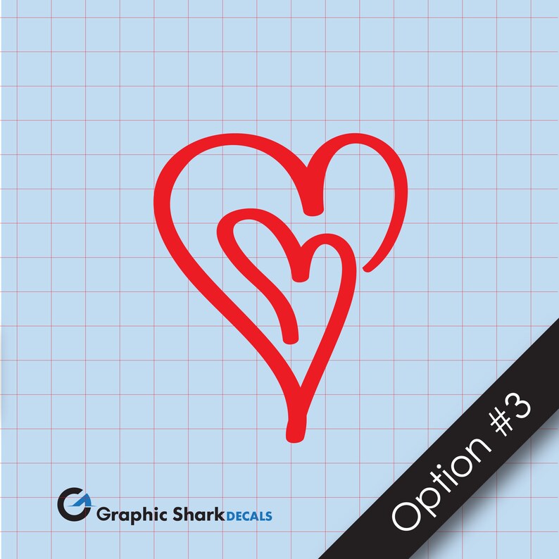 Heart Sticker Heart Car Decal Car Decals for Women Cool - Etsy