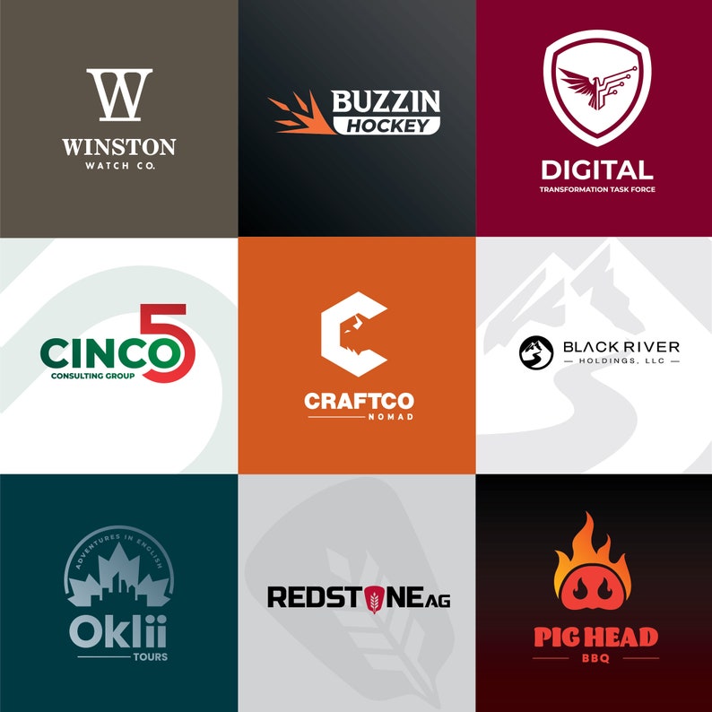 Modern Logo Design Real Estate Logo Creation Design Logo - Etsy