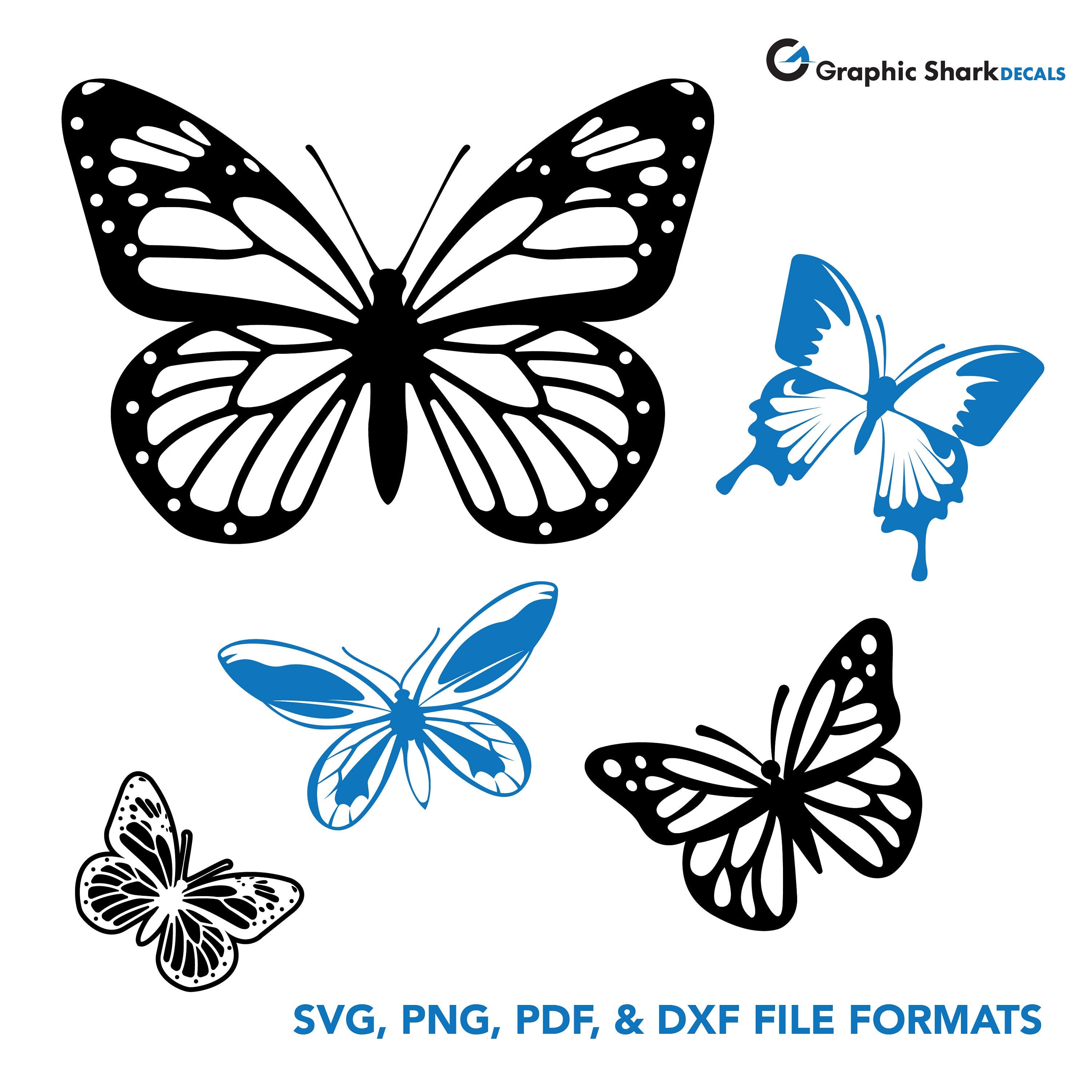 Butterflies SVG Bundle Butterflies Cut Files - Etsy