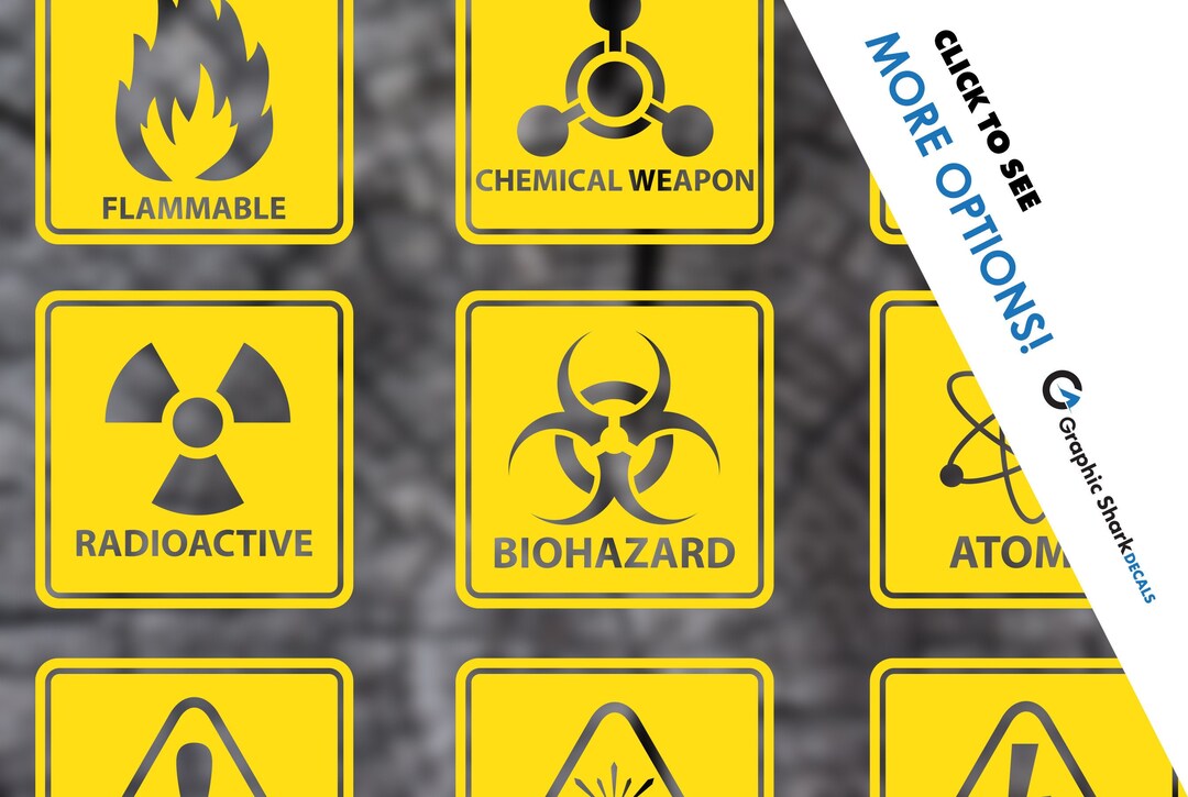 Caution Sign Sticker | Cool Stickers | Warning Stickers | ANZI Signs ...