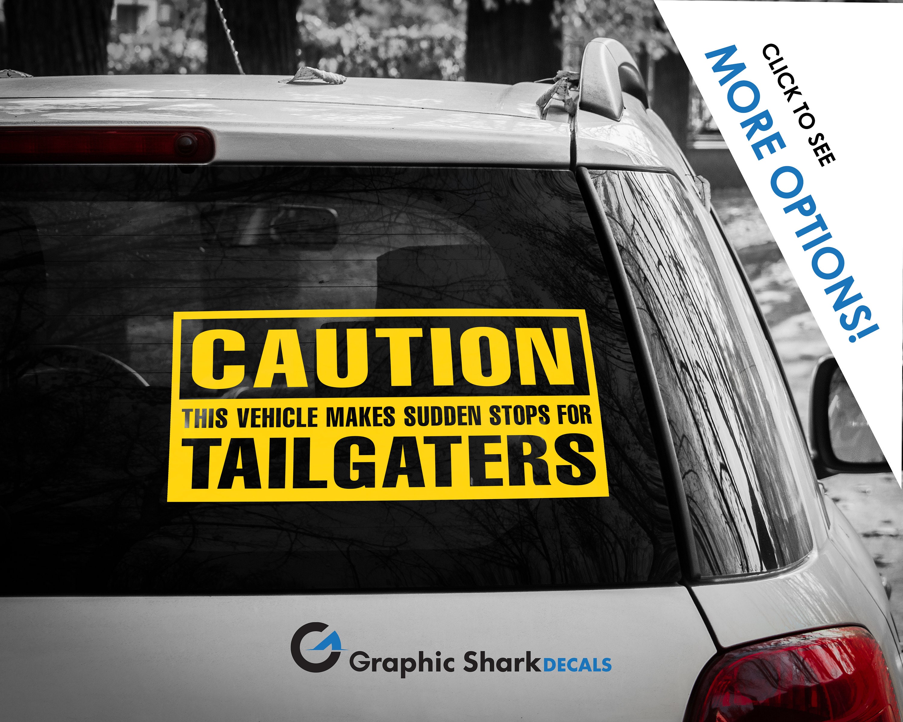 Funny Tailgating Decal Funny Bumper Sticker Etsy