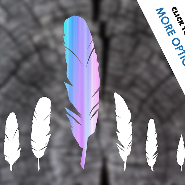 Feather Decal - Etsy