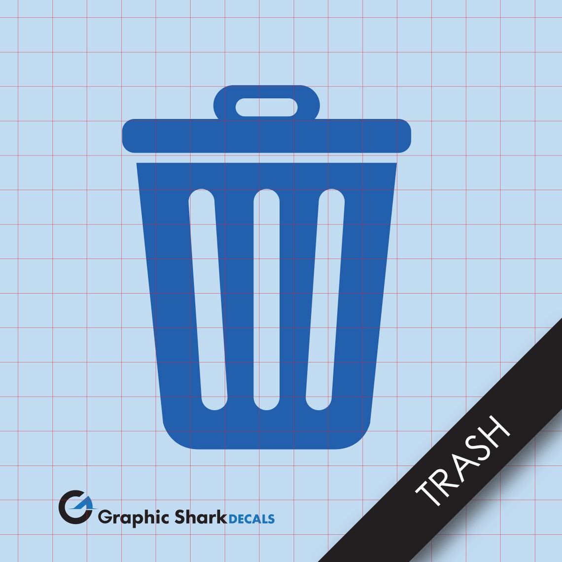 Recycle & Trash Stickers Trash Can Decals Recycle Can - Etsy