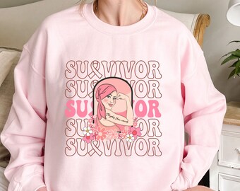 Pink Ribbon Sweater - Etsy