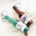 Korean Soju Beer Bottle Key Chain - Etsy