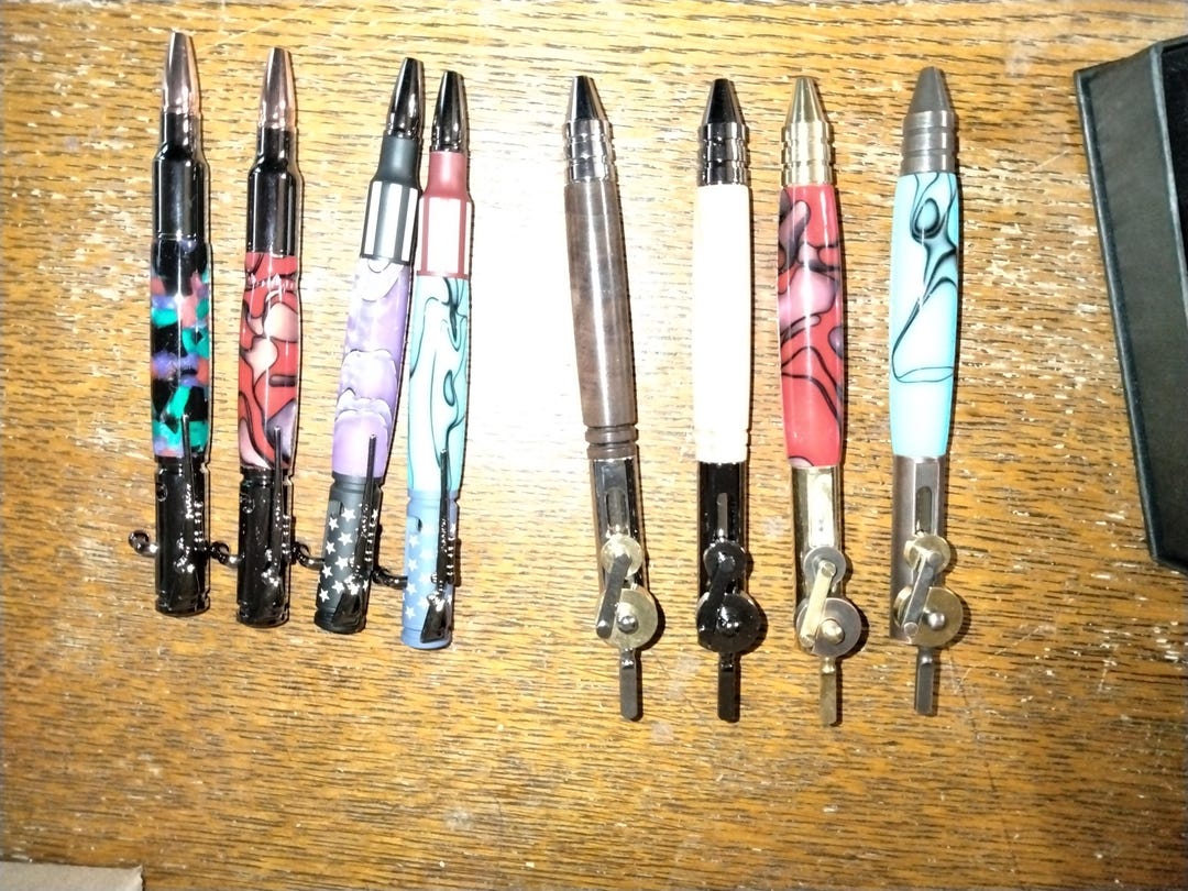 Hand Turned and Assembled Pens. - Etsy